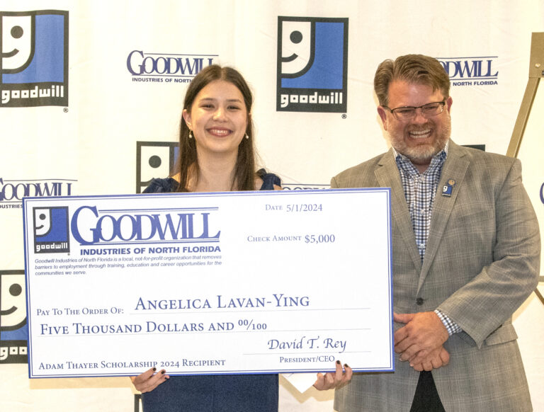Adam Thayer Scholarship - Goodwill of North Florida